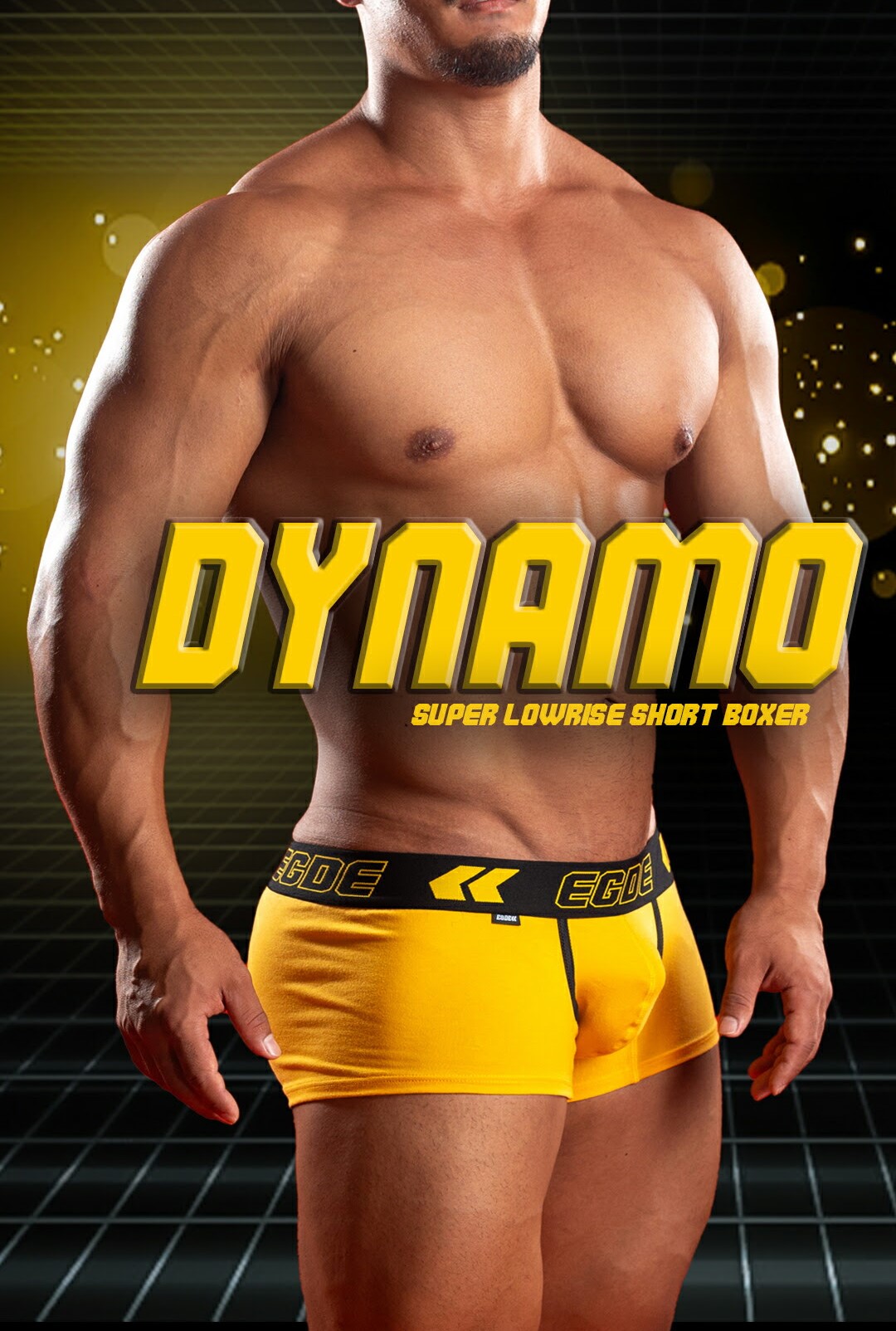 【3665】EGDE≪ DYNAMO スーパーローライズ ショートボクサー